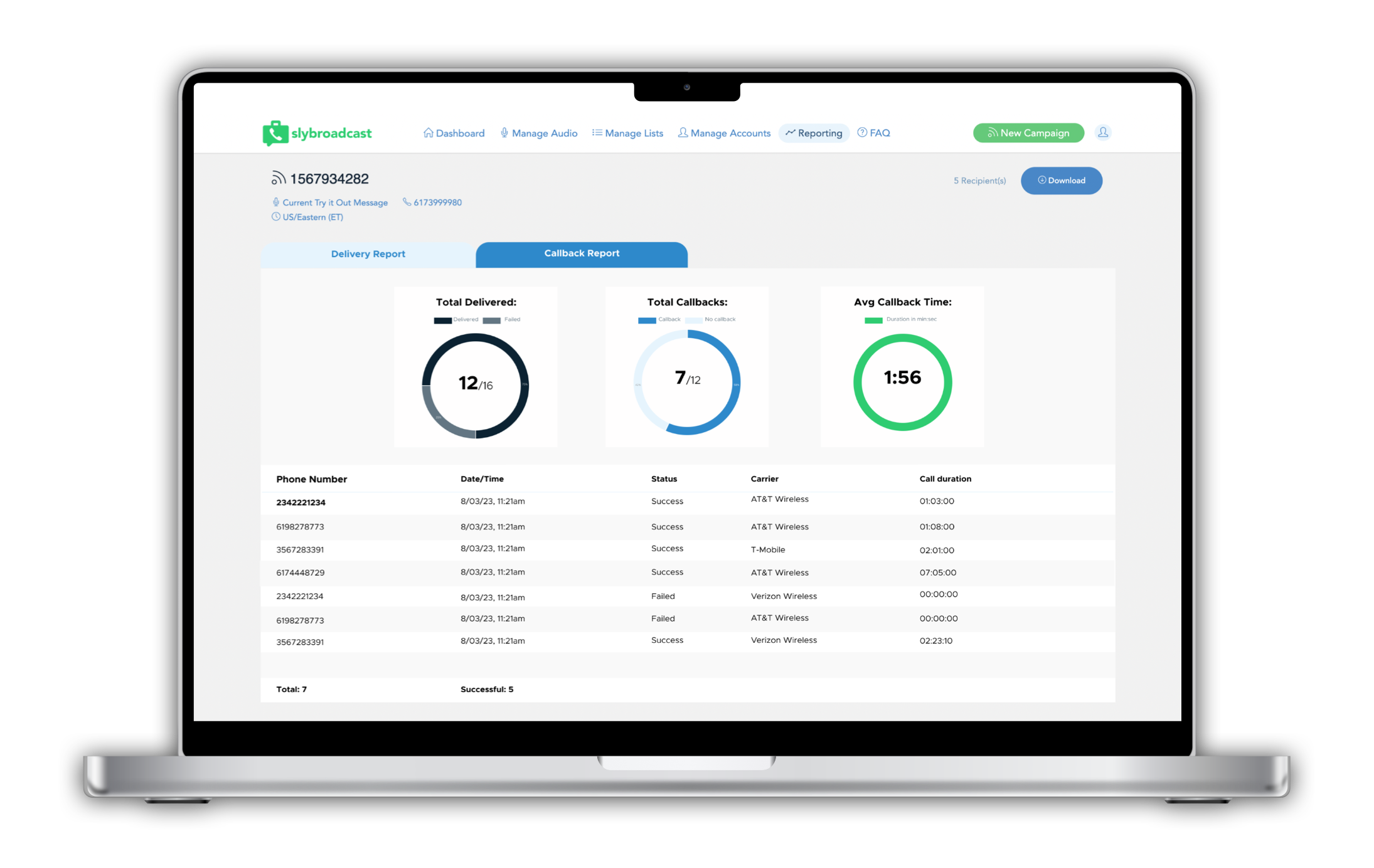 Ringless Voicemail Drops - Voicemail Messaging | Slybroadcast